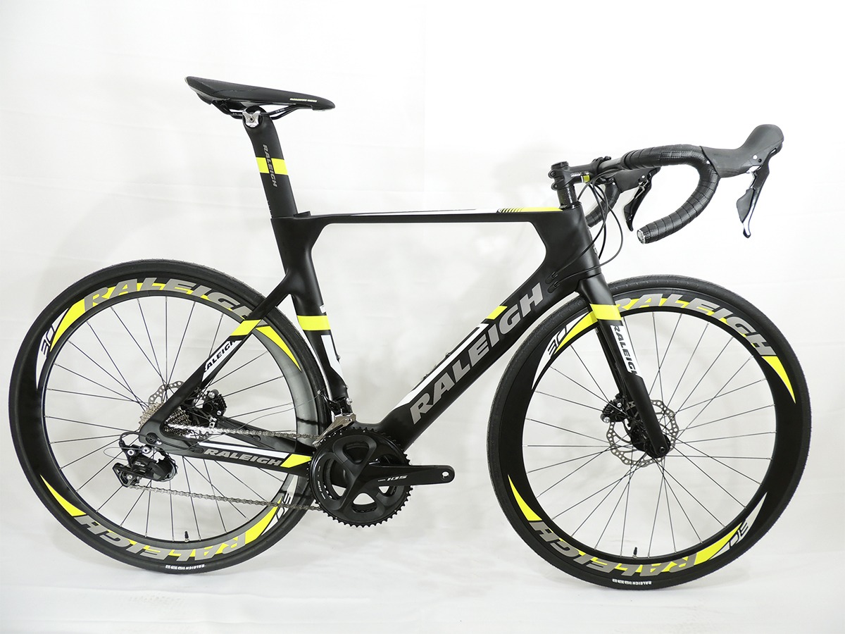 RALEIGH STRADA 4.0 - 57cm - NEGRA CON VERDE